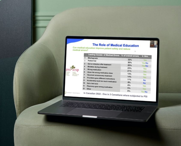 Patient safety - The role of virtual simulation in medical education